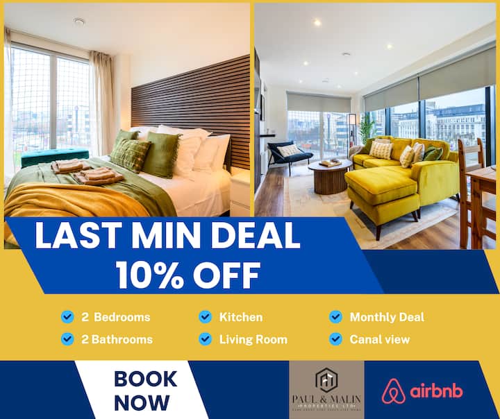 10%off|book Weekly|save Big|parking|sleeps 4 - Salford