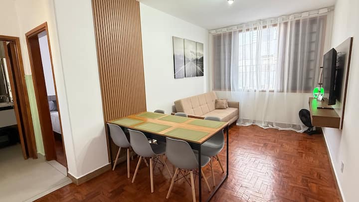 Apê No Centro |Localização Perfeita | Pet Friendly - Serra Negra