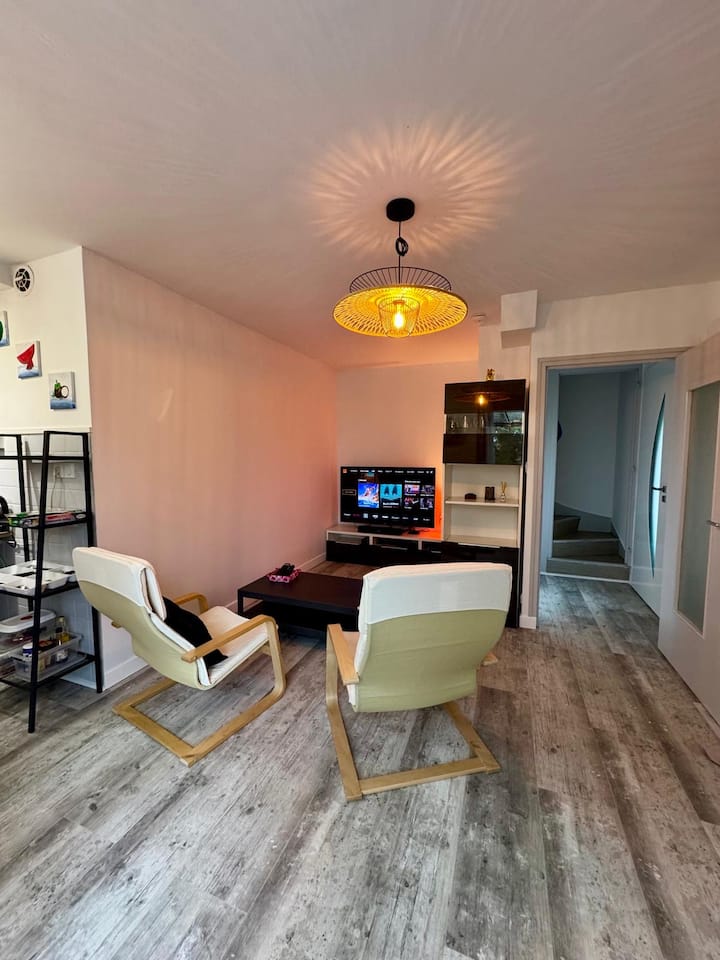 T2 Duplex 40m2 Climatisé Au Calme Avec Garage Cnpe - Sainte-Julie