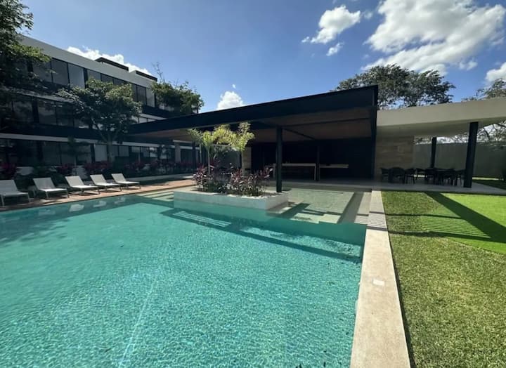 Planta Baja Alojamiento Entero, Alberca Hermosa - Mérida