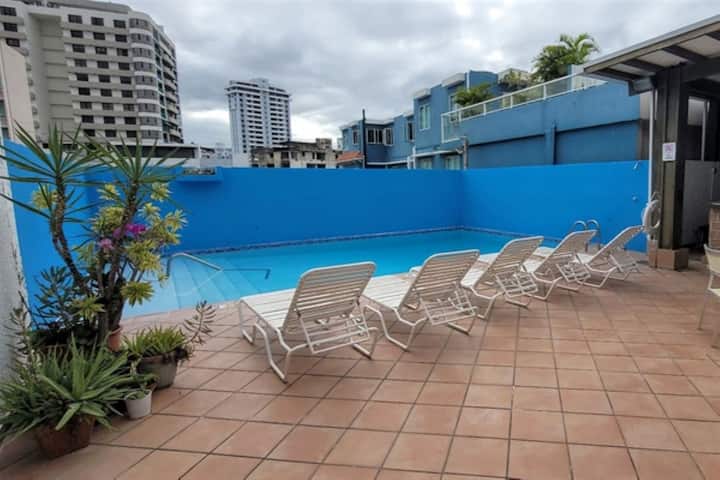 Cerca De La Playa - Condado - Ac, Wifi Y Piscina - Puerto Rico