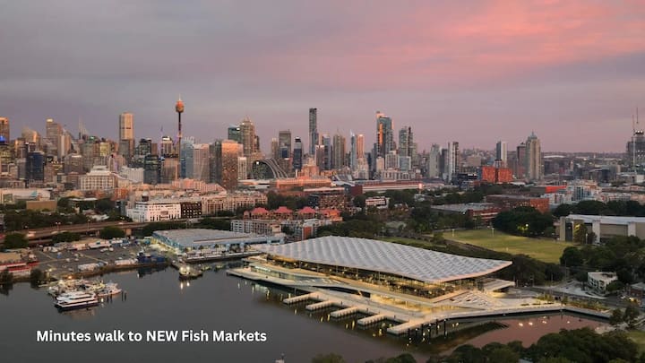 Mins To New Fish Market 2br Cozy Terrace W/parking - Camperdown