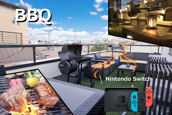 Heated Patio Bbq & Nintendo Switch, Prime Namba - Osaka