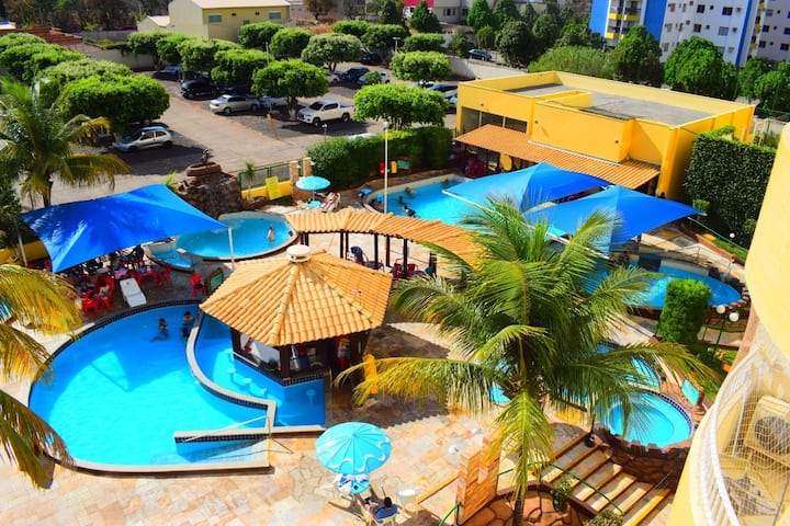 Flat Confortável - Thermas Place - Caldas Novas-go - Caldas Novas