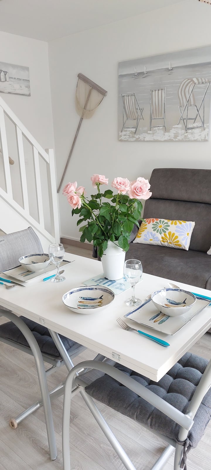 Beau Duplex 40 M2 Terrasse Plein Sud Cœur De Ville - Cabourg