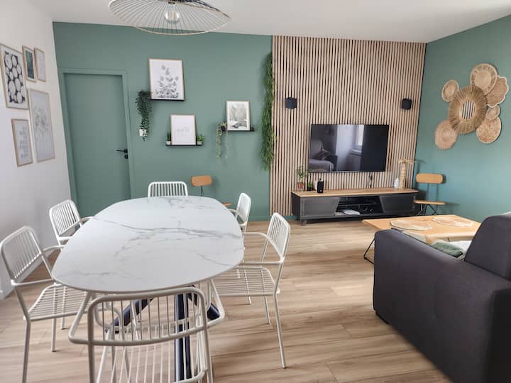 Le Lumineux - 2 Ch / 2 Sdb - 6 Pers - Tout Confort - Maine-et-Loire