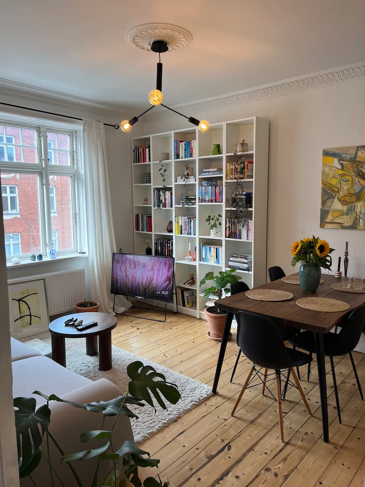 Charmende, Hyggelig 3v-lejlighed - Copenhagen