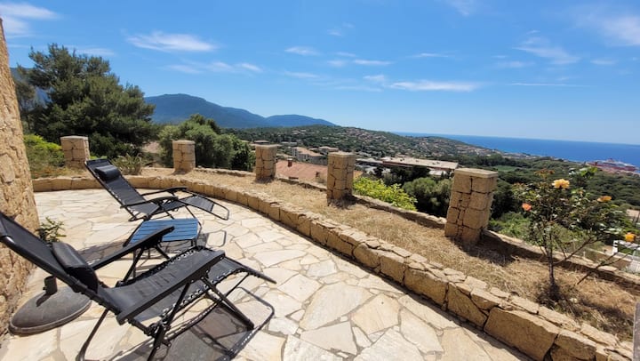 Appartement 1 Chambre/ Terrasse Vue Mer/wifi - Propriano