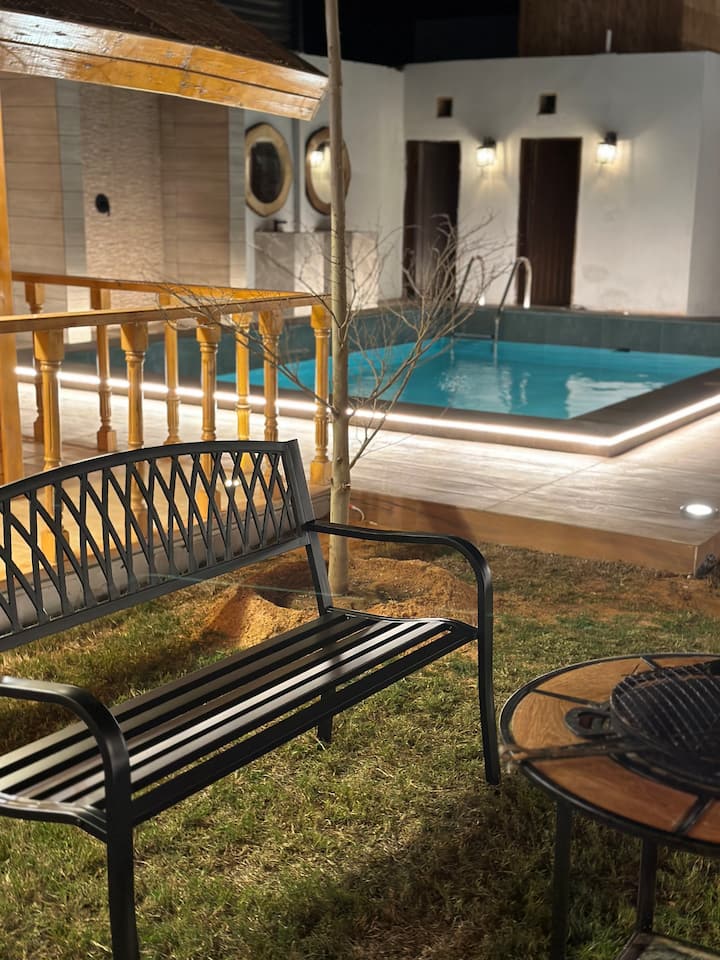 شاليهات أكواخ بنبان Bungalow House Near Airport - Riad