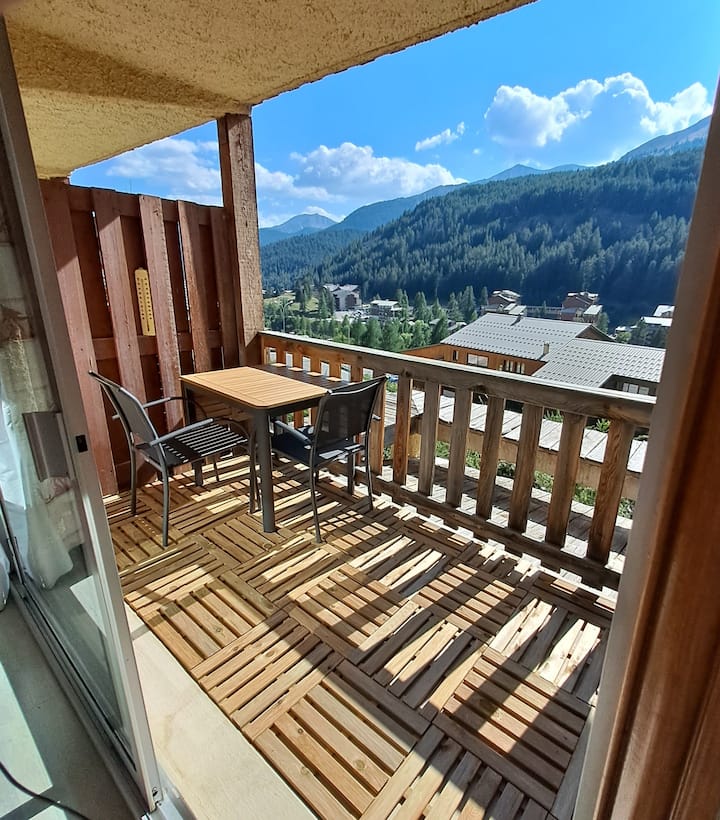 Charmant Studio De 25m² - Vue Station - Barcelonnette