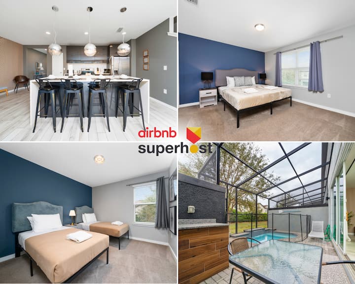 Dreamy 4bd Hideaway W/ Pool&bbq Minutes To Disney! - Kissimmee, FL