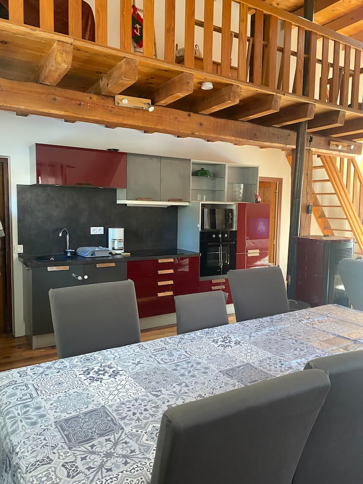 Chalet Et Studio Cosy Vue Montagne - Ancelle