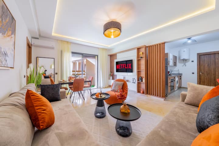 Cozy Gueliz Apt | 28 Min To Stadium | Afcon 2025 - Marrakesh