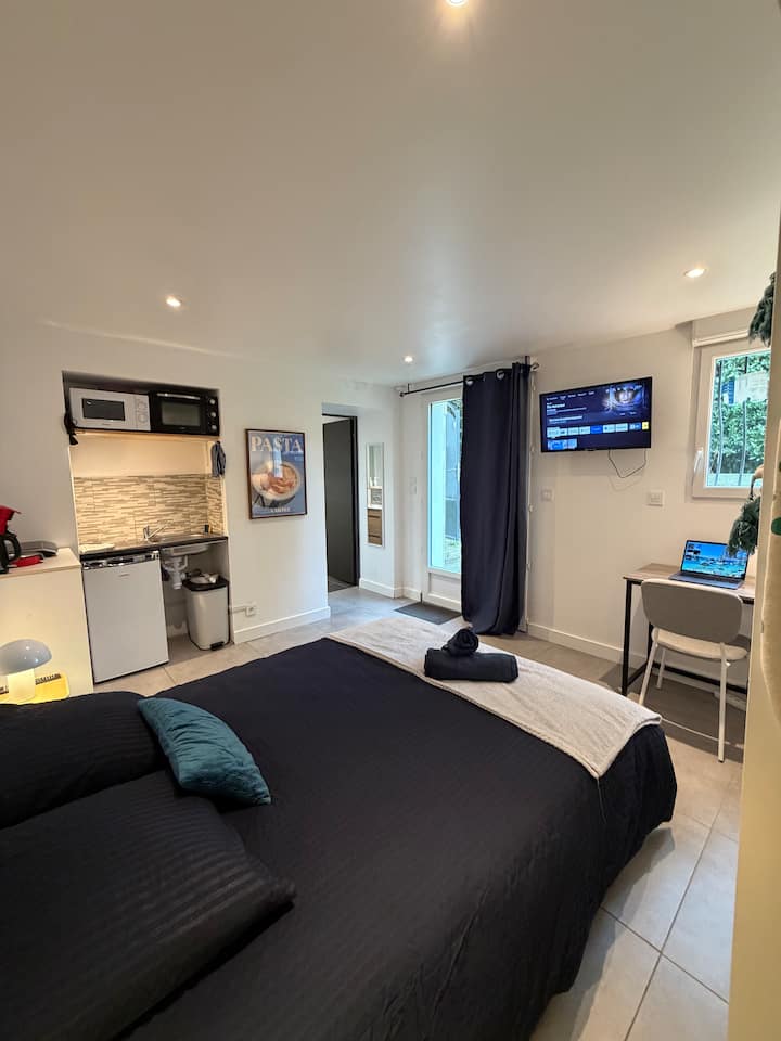 Studio Moderne Et Sécurisé Avec Jardin - Brest