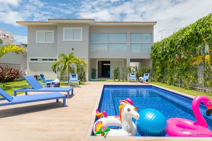 Casa Blu 50m Do Mar | 05 Quartos | Tamandaré - Pe - Praia dos Carneiros