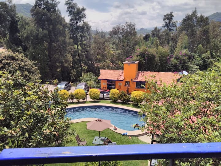 Casa Amplia- Terrazas- Alberca - Tepoztlán