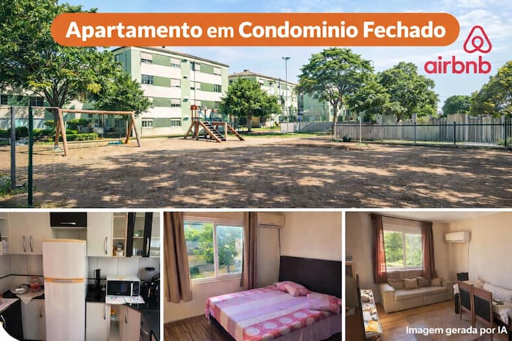 Apto 3q • 6p • Ar Cond • Self Check-in - Pelotas