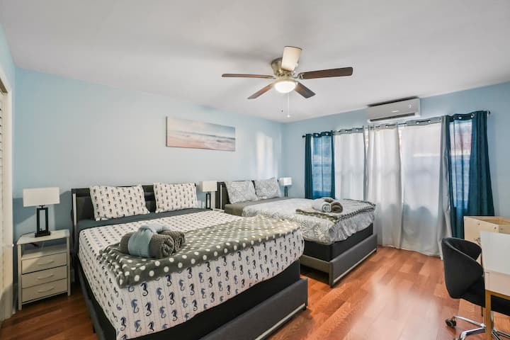 3br Tampa Home  Private Yard  Sleeps 8  Near Dt