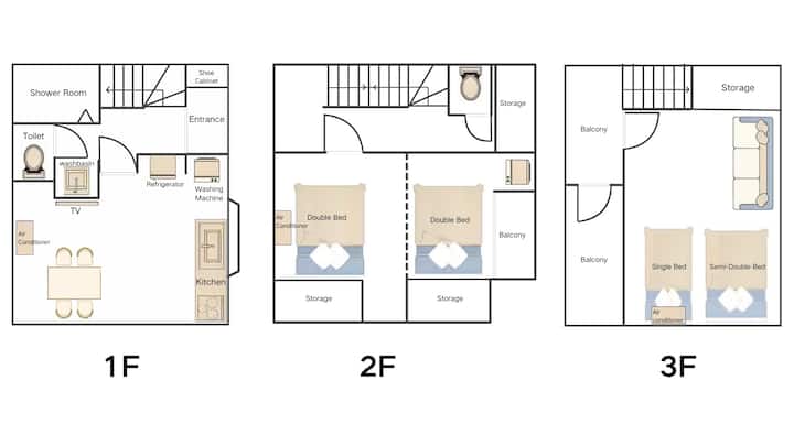 Haneda 4chome|max 9 Ppl|2 Story House|3 Min Walk| - Aéroport de Tokyo-Haneda (HND)