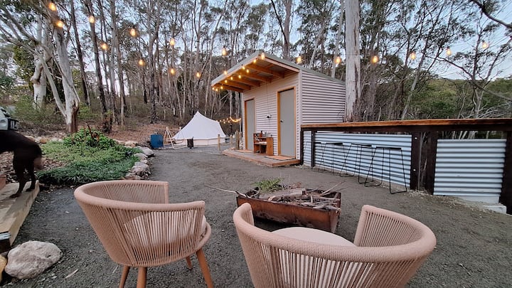 "The Ferns" And “The Rocks” - New Glamping Tents! - Stirling