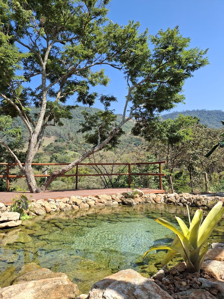 Chalé Rio - Montanha, Hidro E Piscina Natural - Brazil