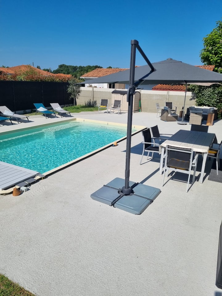 Bisca Jolie Maison-piscine - Biscarrosse
