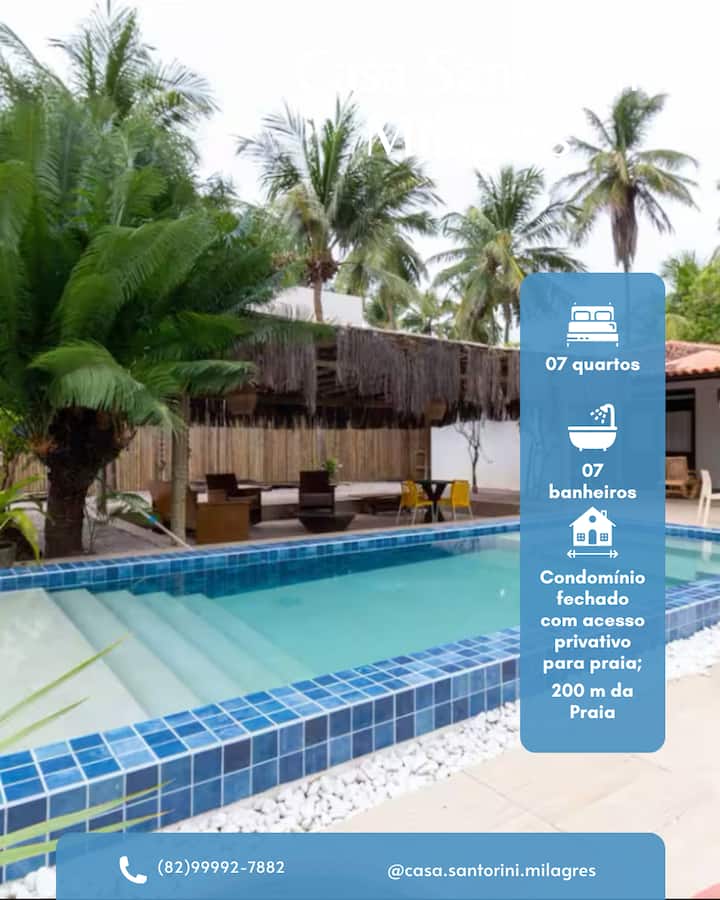 Casa Santorini Milagres - São Miguel dos Milagres