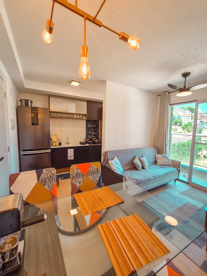 Apartamento Confortável 1 Quarto Piscina, Rooftop - Rio de Janeiro