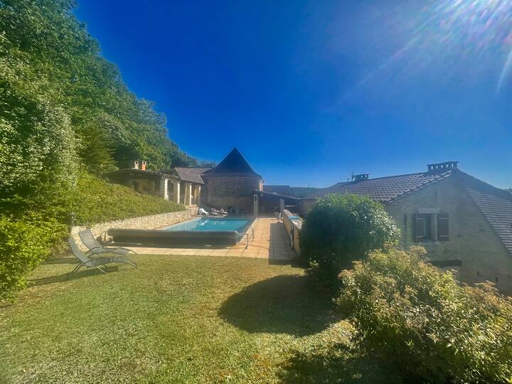 Charming Villa With Pool & Scenic Views In Couze - Lalinde
