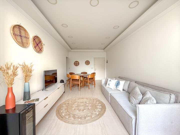 Ap Recém Decorado Luxo Vista Pro Mar / Pé Na Areia - Brasil