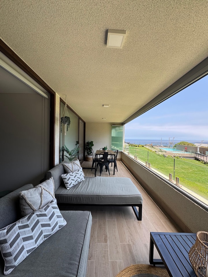 Precioso Departamento Con Vista Al Mar - Concón