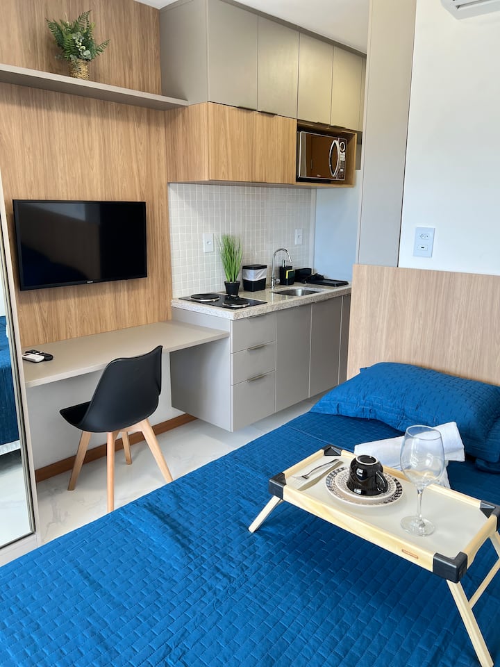 Studio Moderno Com Varanda - Salvador