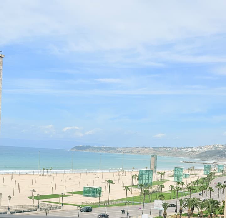 Appart Vue Mer à 2 Min De La Gare & Plage &Centre - Tangier