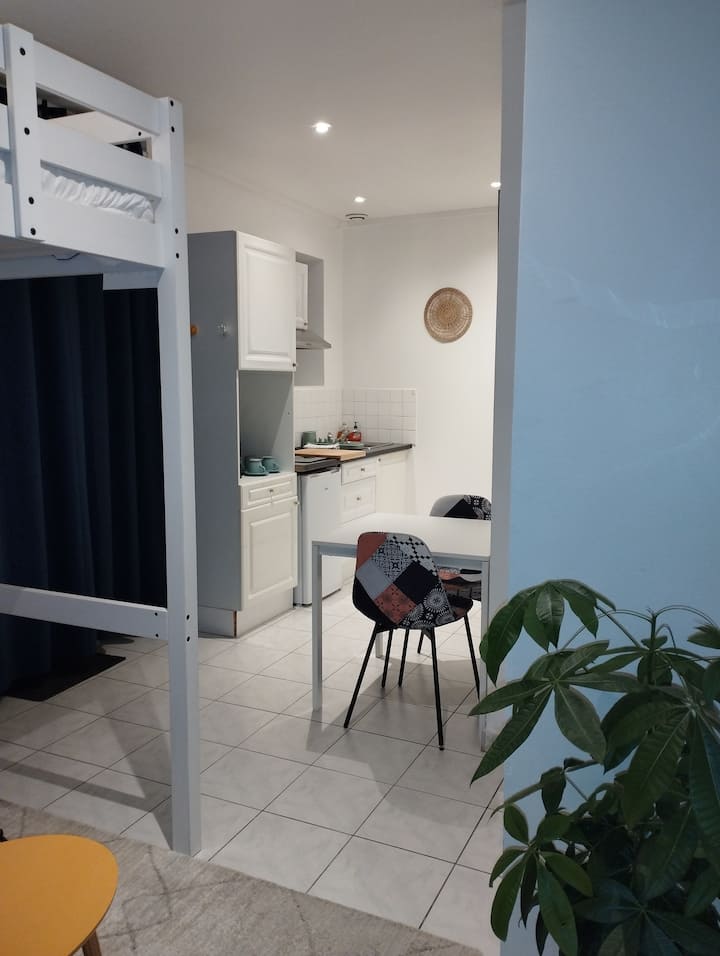 "Le Grange Blanche" : Studio Cocooning 2 Personnes - Vénissieux
