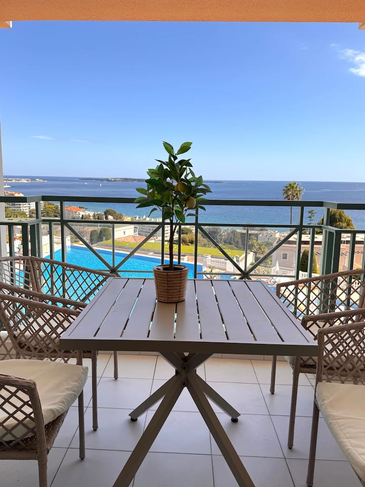 Le Cocon, Vue Mer Imprenable Piscine Plage à Pied - Cannes
