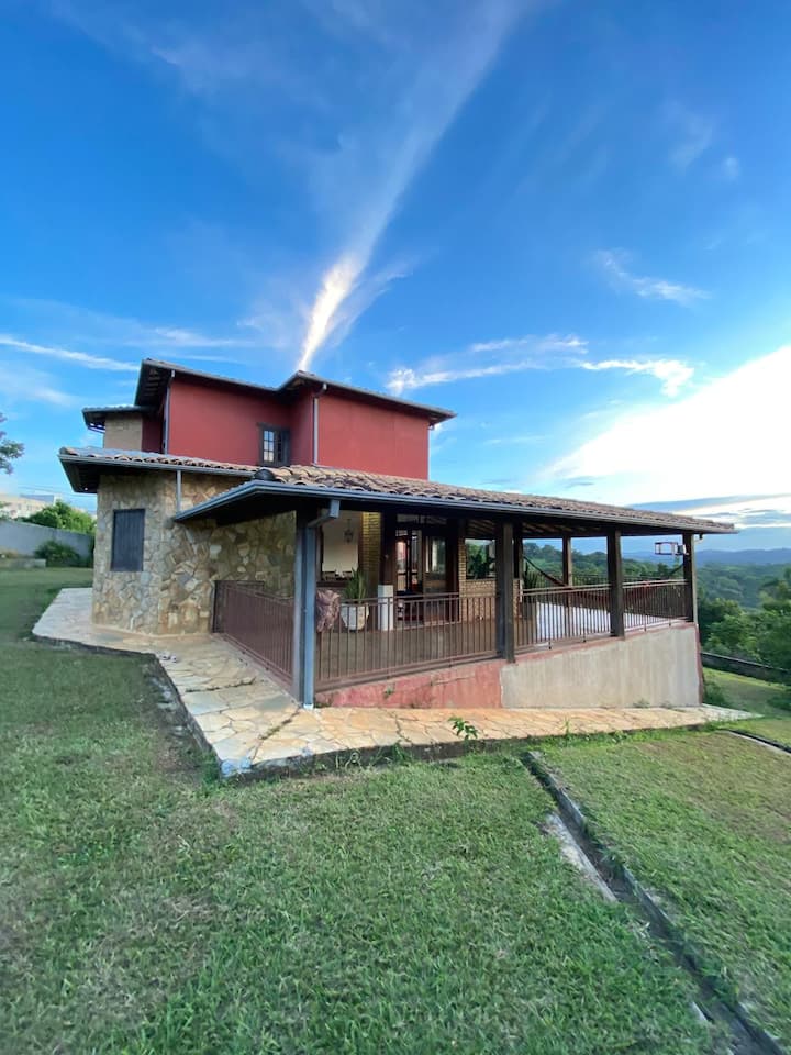 Casa De Campo E Belíssimo Pôr Do Sol - Confins