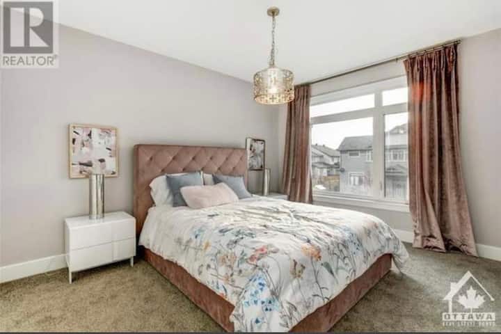 Queen Bed In Model House. - Ottawa