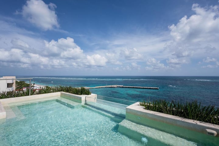 Apartamento De Lujo Con Increibles Vistas Al Mar - Puerto Morelos