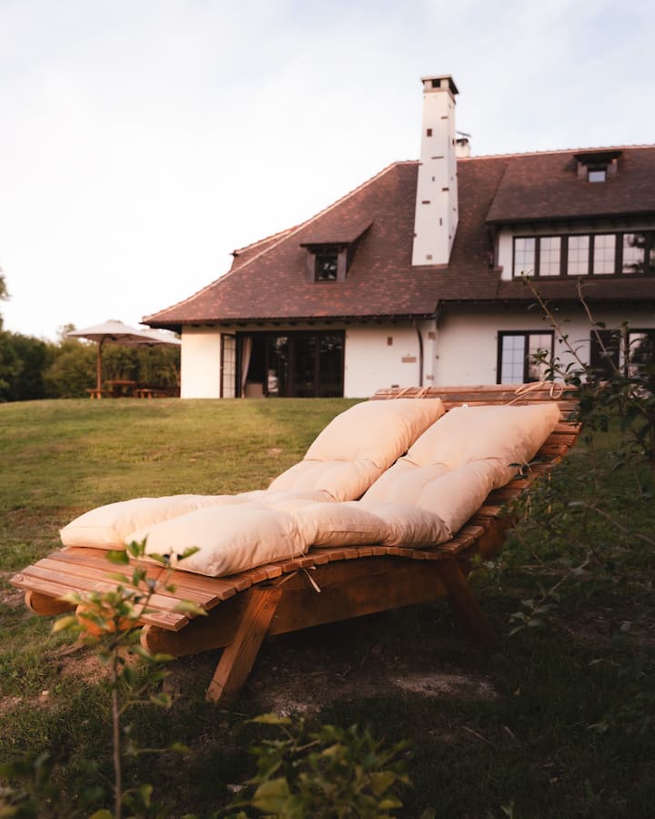 Domaine D'exception Alsacien Avec Lac Privé - Hagenau