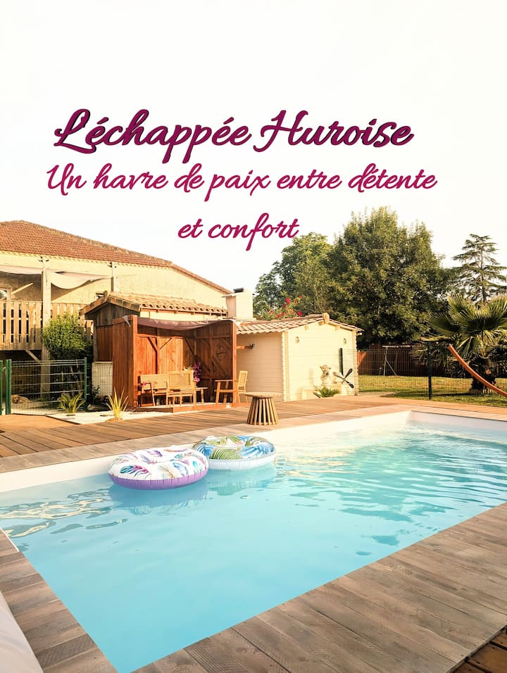 L'échappée Huroise, Piscine Et Spa Privatifs - Marmande