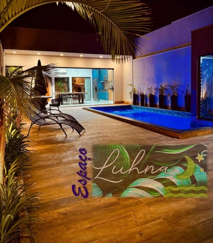 Espaço Luhna - Piscina-ar-sauna Privativa - Limeira