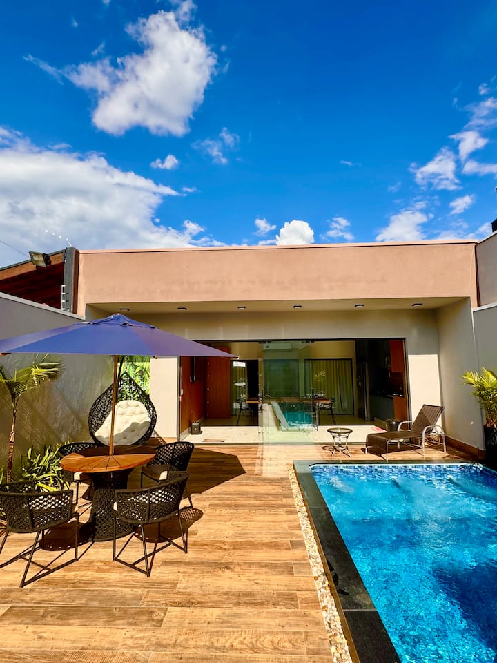 Espaço Luhna - Piscina-ar-sauna - Americana