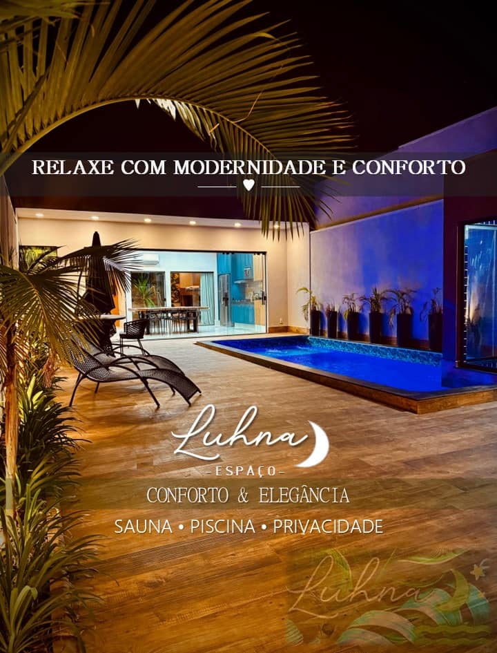 Espaço Luhna - Piscina-ar-sauna Privativa - Americana