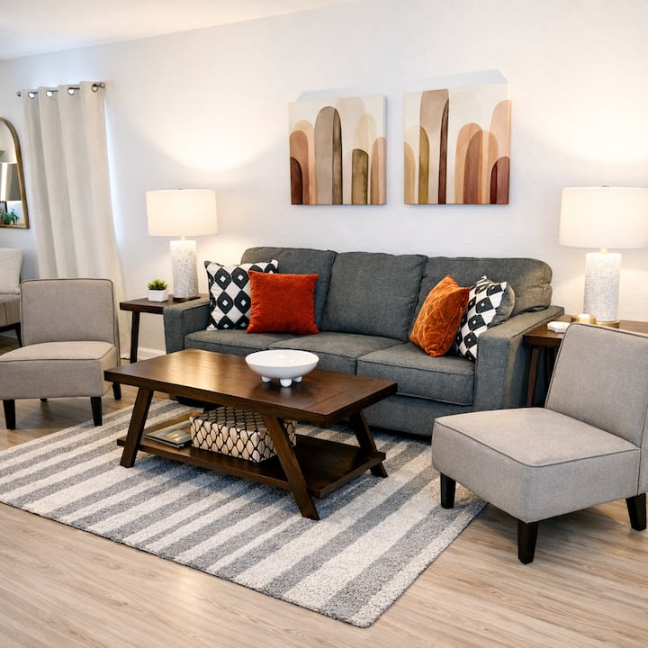Desert Rose: Modern 3br 3ba | Lackland & Seaworld! - San Antonio, TX