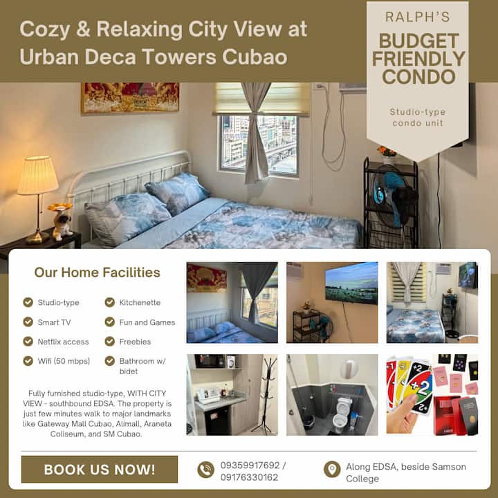 Budget Friendly Condo At Urban Deca Tower Cubao - Cuba