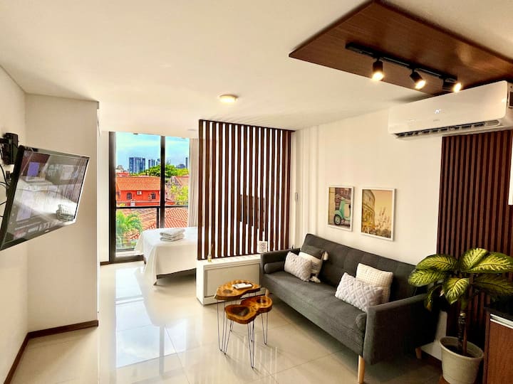 Departamento Acogedor, Smarttv, Piscina, A/c, Wifi - Bolivia