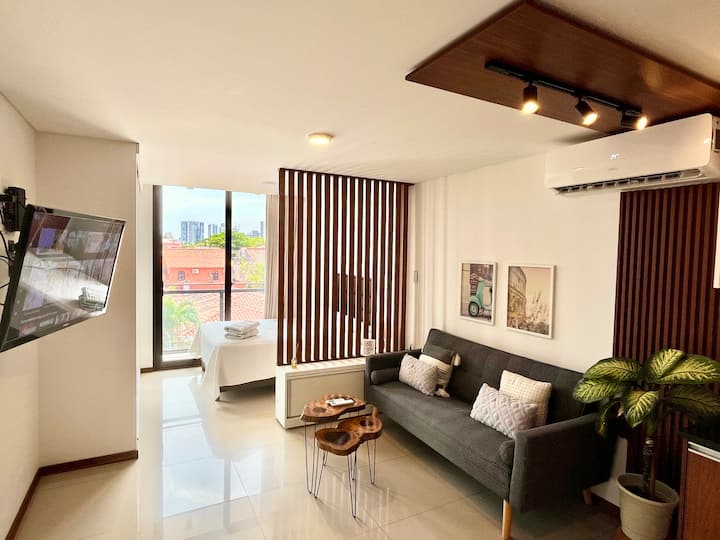 Departamento Acogedor, Smarttv, Piscina, A/c, Wifi - Bolivie