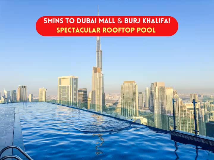 Luxe 2br Paramount |Burj & Sea | 64f Infinity Pool - Dubai