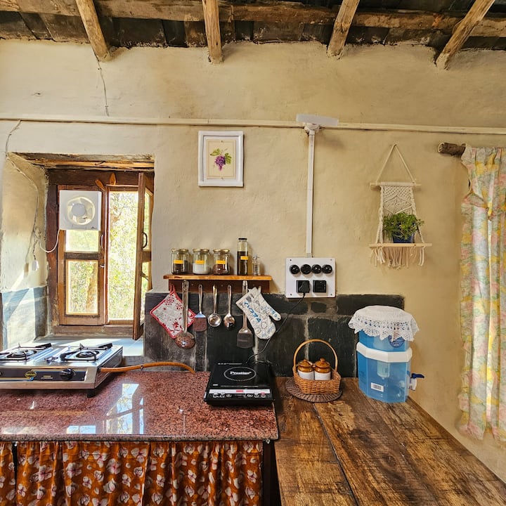 Sustainable Studio Mud Cottage @Serenity Farmville - Palampur