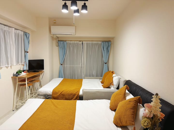 Gaca-3 Kuromon Market Namba Nihonbashi 10 Min Walk/dotonbori Shinsaibashi 15 Min/airport Direct - Osaka